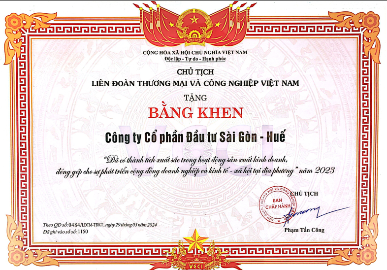 Saigon - Hue Investment Corporation